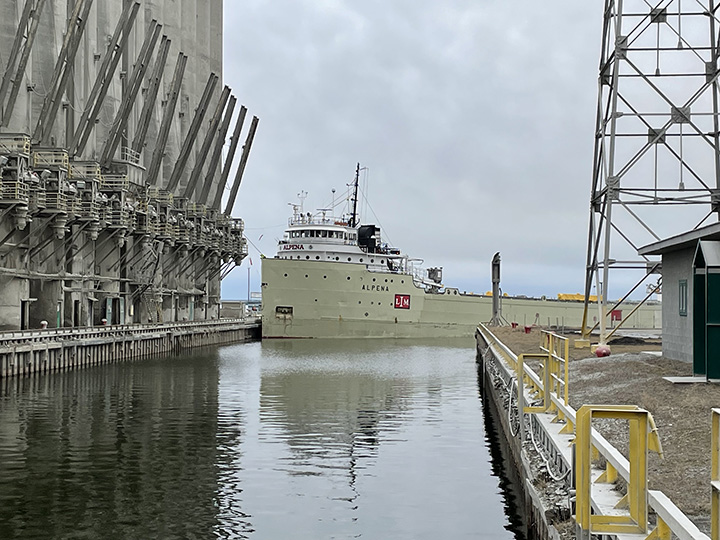 Holcim loads first vessel of 2024 | News, Sports, Jobs - The Alpena News
